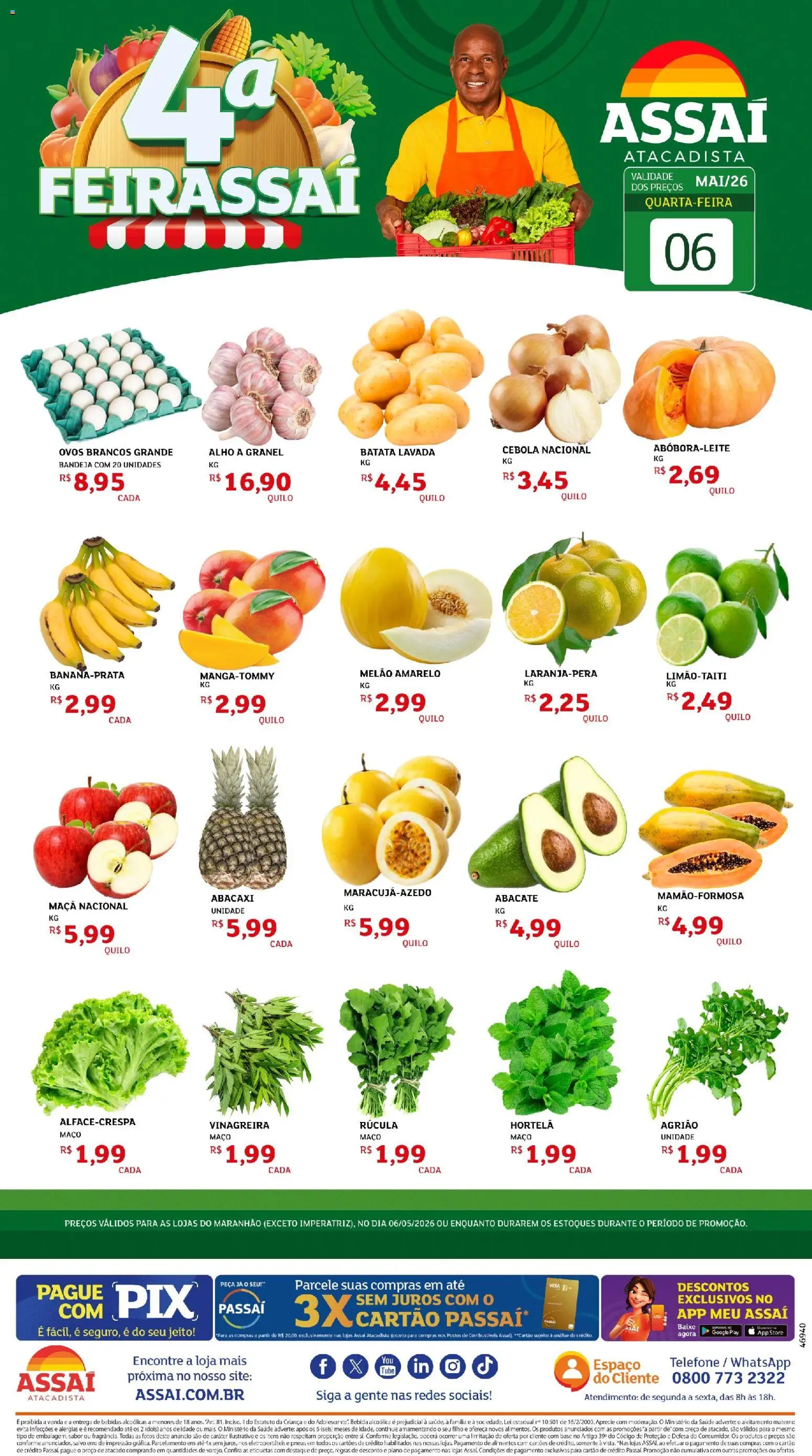 Ofertas Assaí Atacadista >> Assaí Atacadista ofertas - MA de 06/05/2026