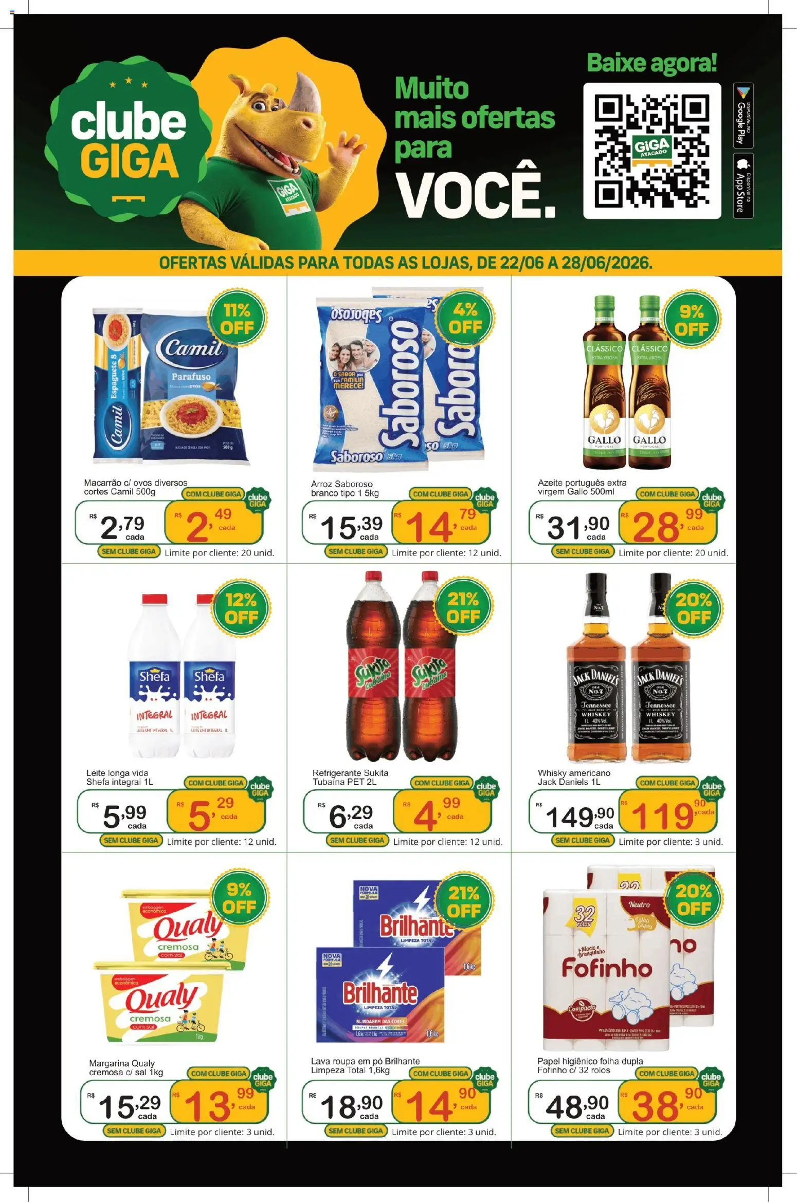 GIGA Atacado GIGA Atacado ofertas Clube (de 22/06/2026) - Promoções PDF