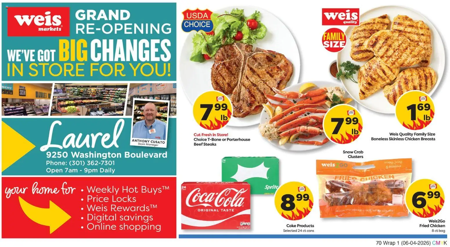 Weis Weekly Ad from 06/04/2026 >> Flyer