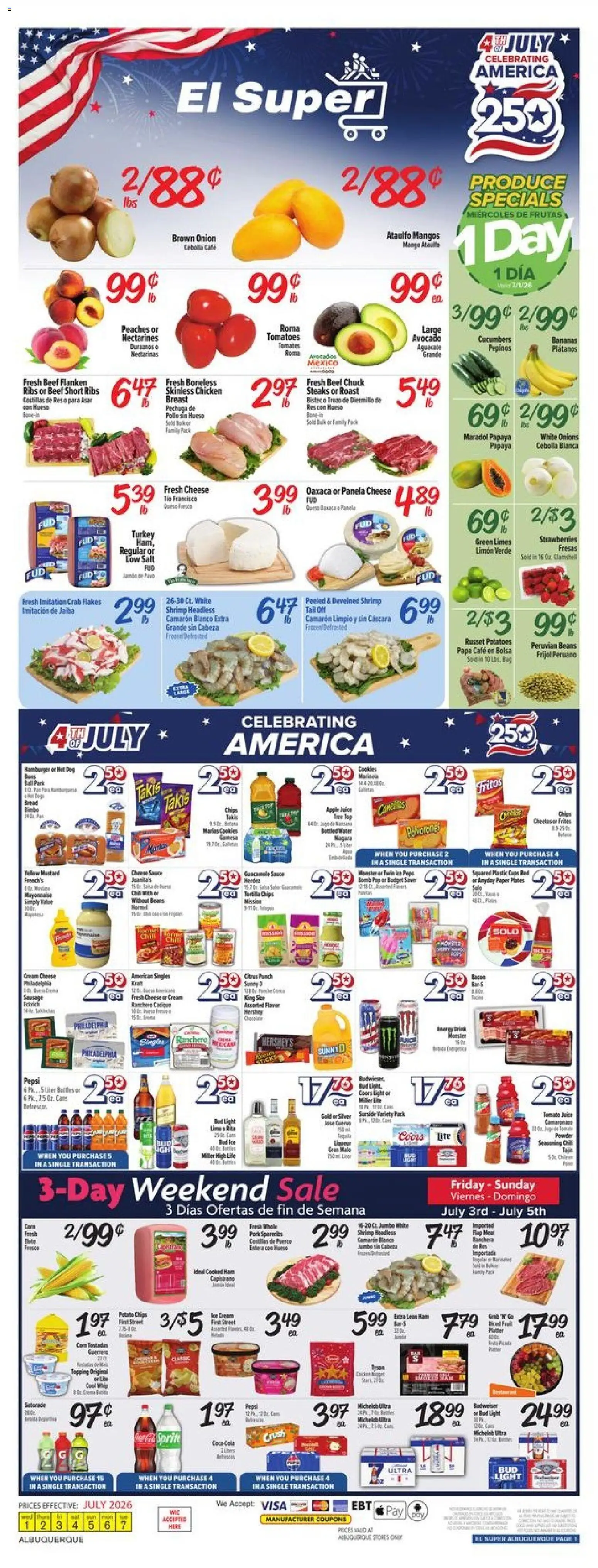 El Super Weekly Ad from 07/01/2026 >> Flyer