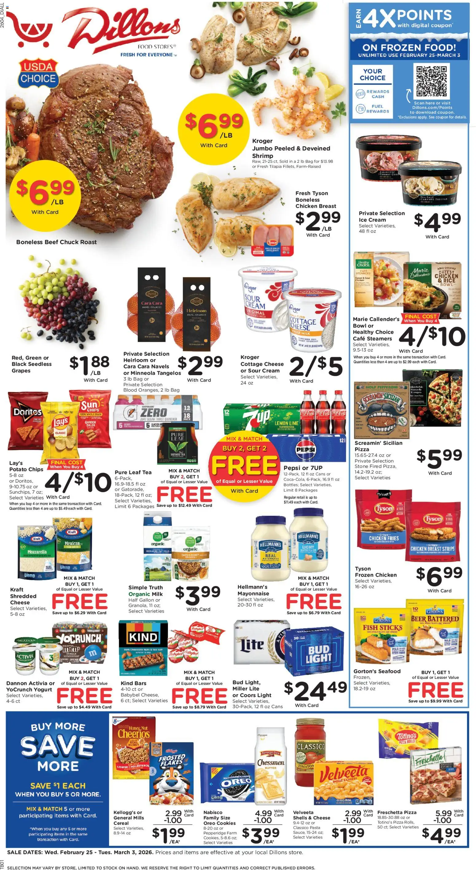 Dillons Weekly Ad from 02/25/2026 >> Flyer