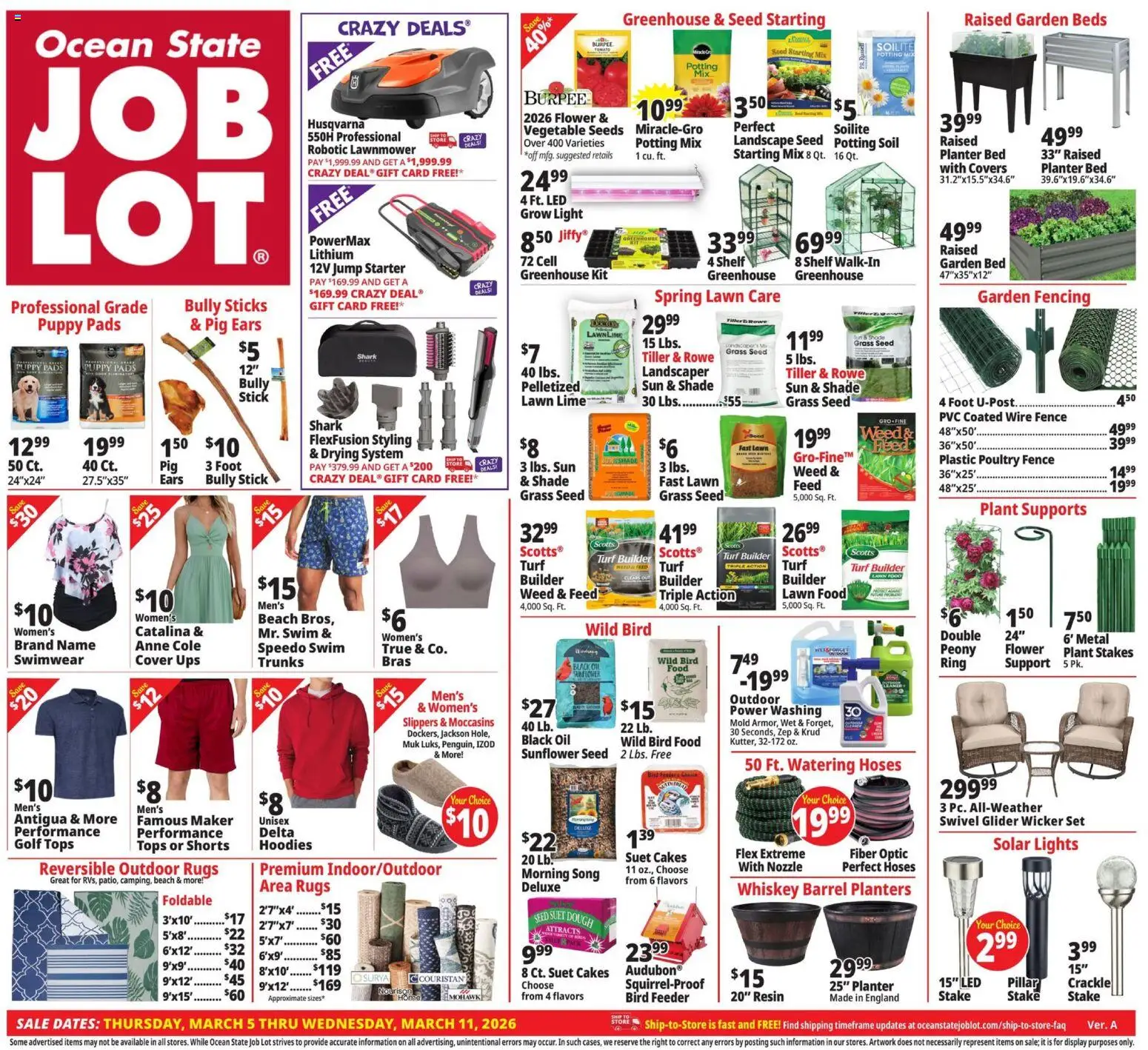 Ocean State Job Lot Weekly Ad from 03/05/2026 >> Flyer
