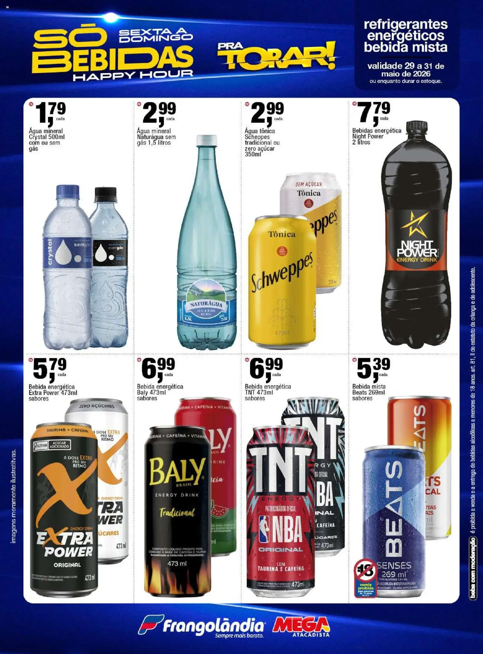 Frangolândia Frangolândia ofertas Bebidas (de 29/05/2026) - Promoções PDF