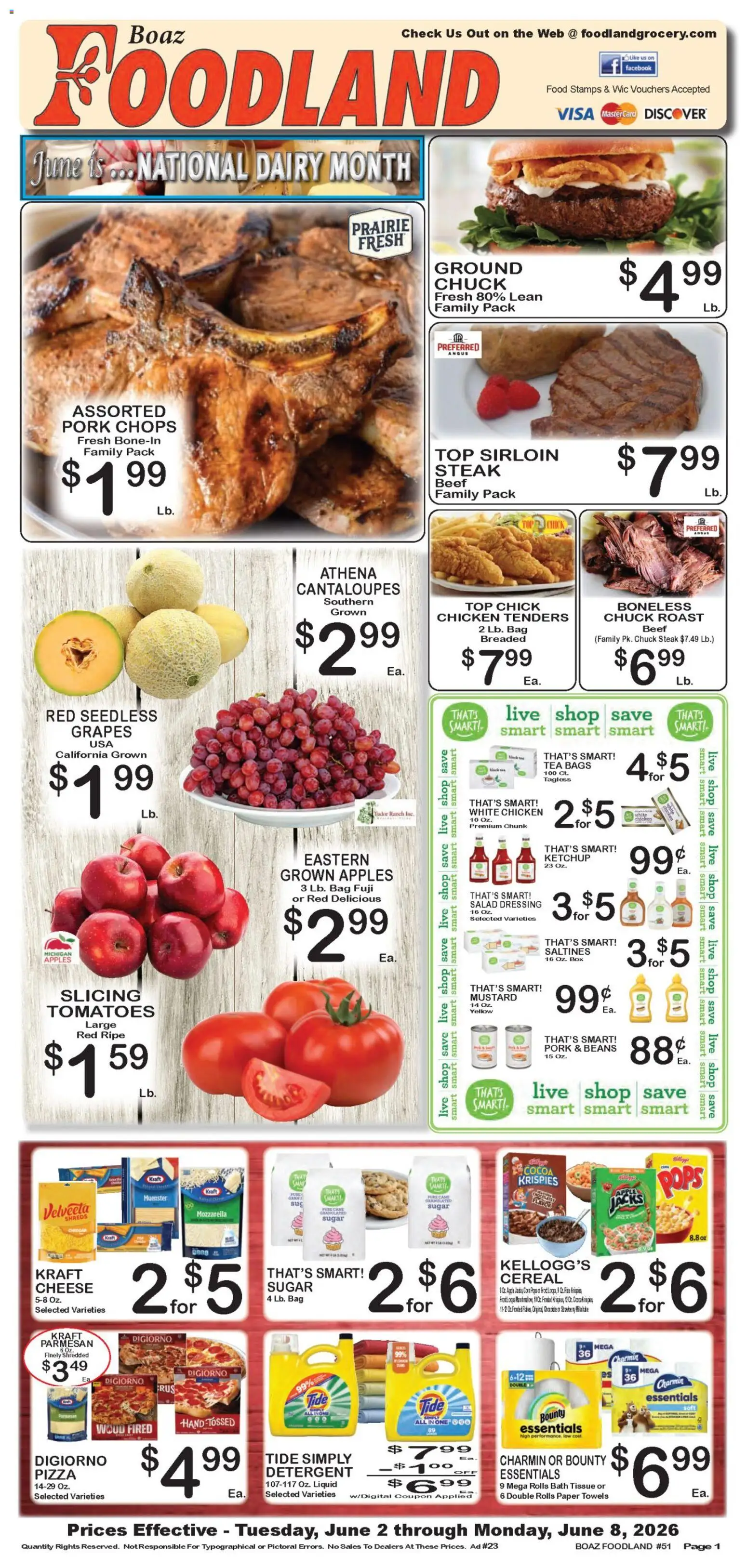 Foodland Weekly Ad from 06/02/2026 >> Flyer
