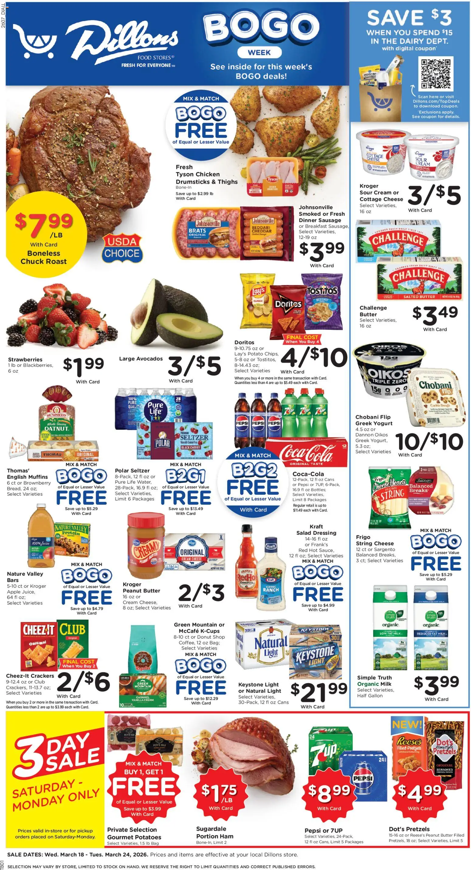 Dillons Weekly Ad from 03/18/2026 >> Flyer