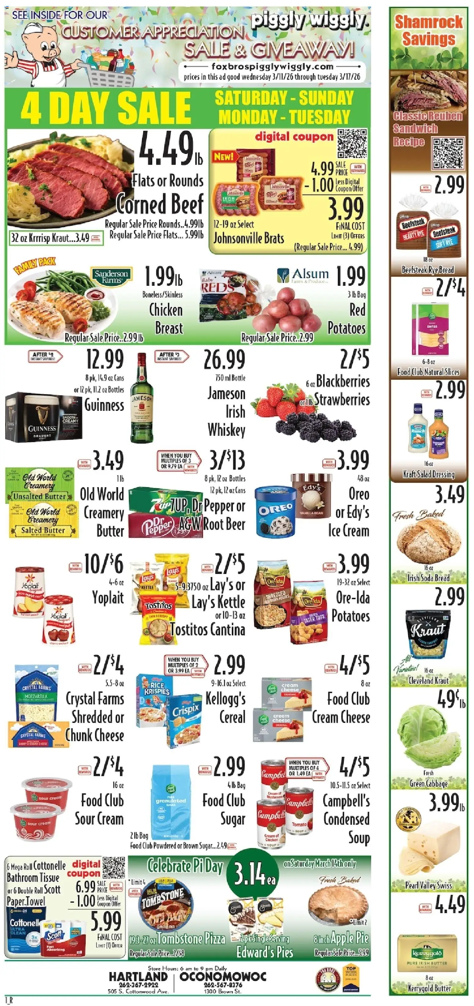 Piggly Wiggly Weekly Ad from 03/11/2026 >> Flyer