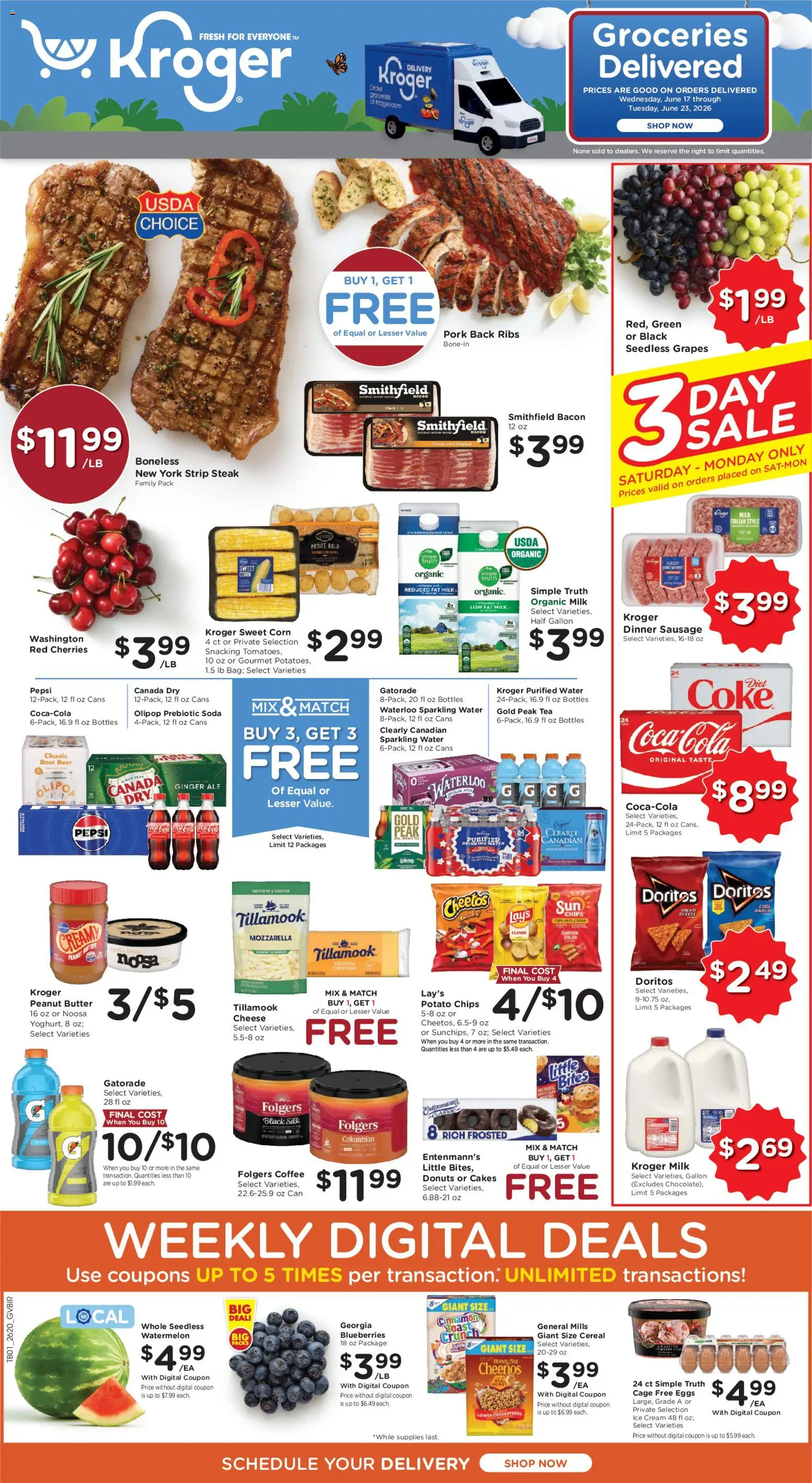 KROGER Weekly ad from 06/17/2026 >> Ad for next week