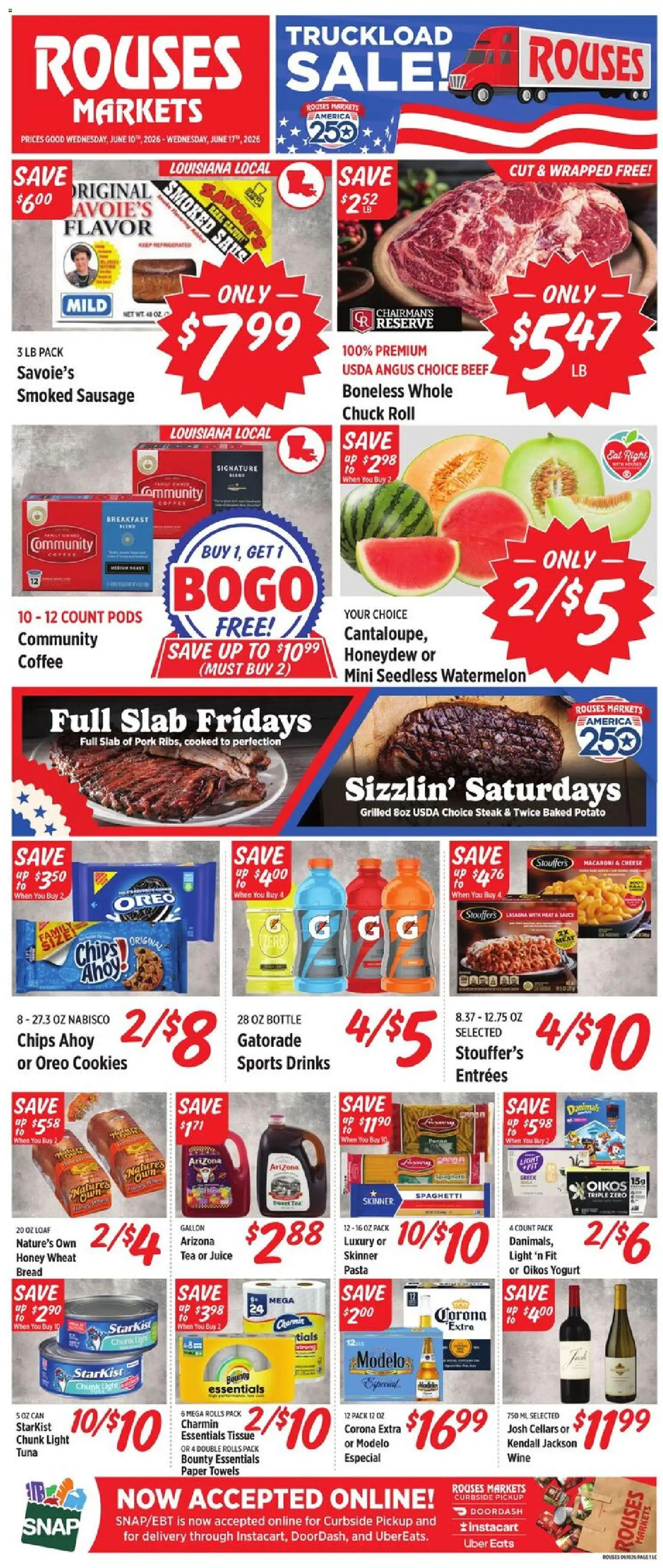 Rouses Weekly Ad from 06/10/2026 >> Flyer