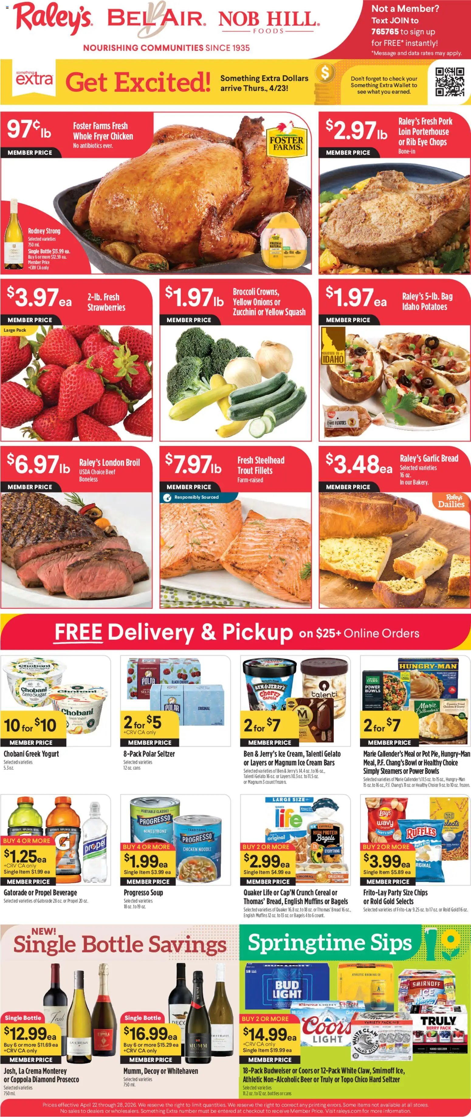 Raley's Weekly Ad from 04/22/2026 >> Flyer